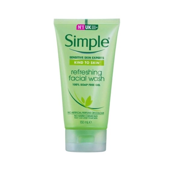 SIMPLE Refreshing Facial Wash Gel - Kind to Skin with Vitamin Goodness ...