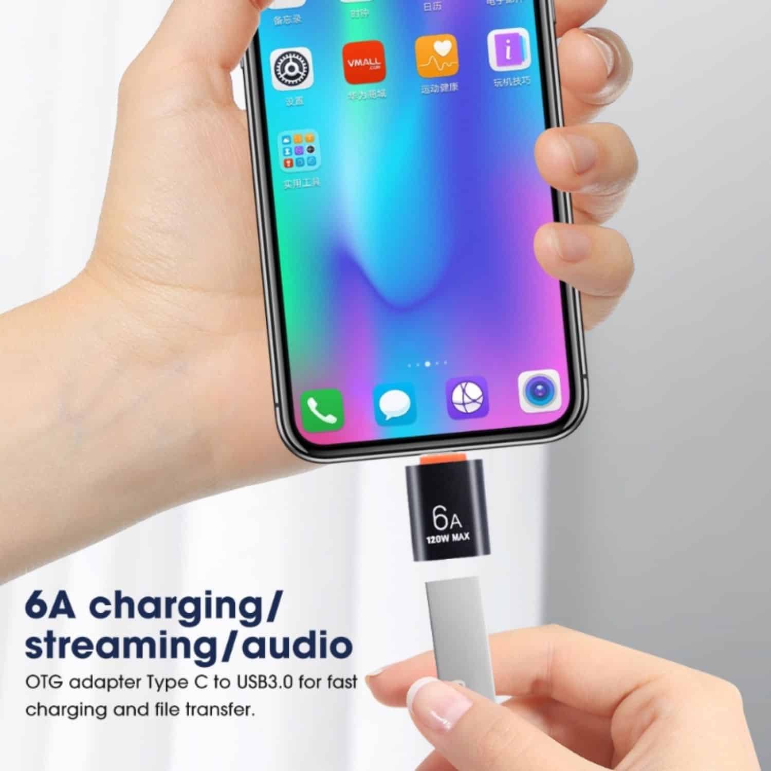 OTG Adapter USB 3.0 to Type C Female Connector - Fast Charging & Data Transfer | SHOPEE MALL ...