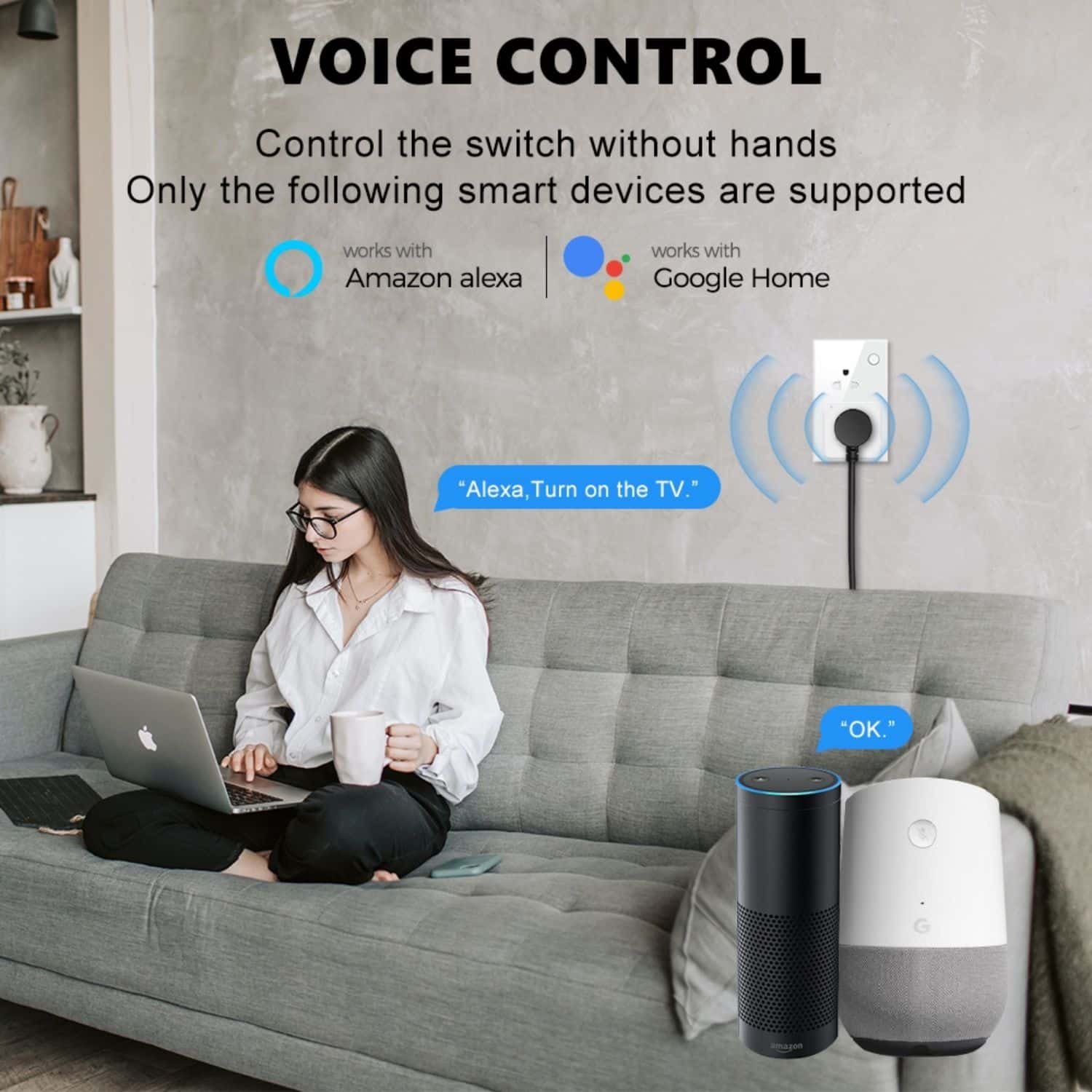 SMATRUL Wifi Smart Plug | Voice Control and Energy Monitoring | SHOPEE ...