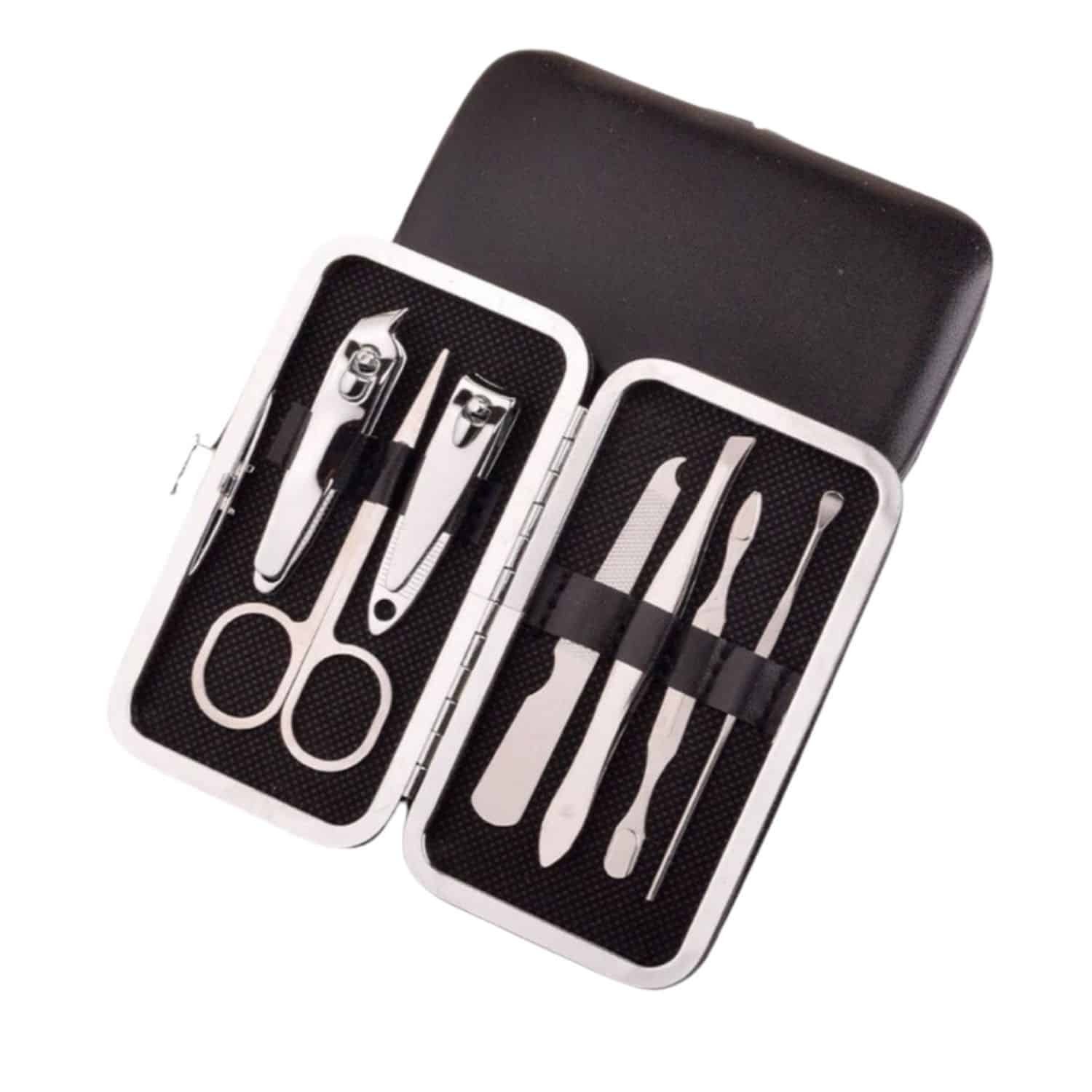 7-Piece Manicure and Pedicure Tool Set for At-Home or Salon Use ...