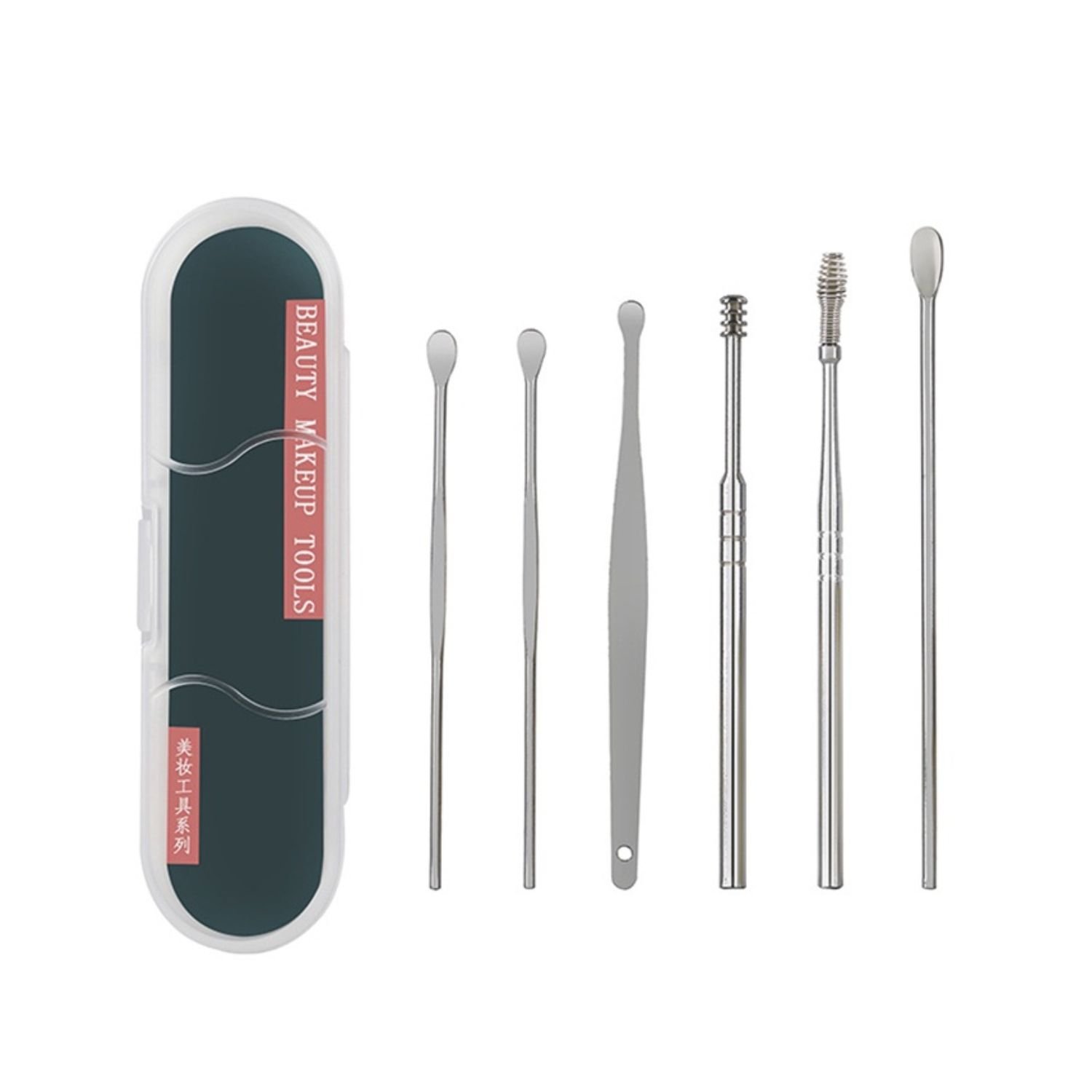 Premium Ear Pick Set with Box - Stainless Steel Ear Wax Removal Kit ...