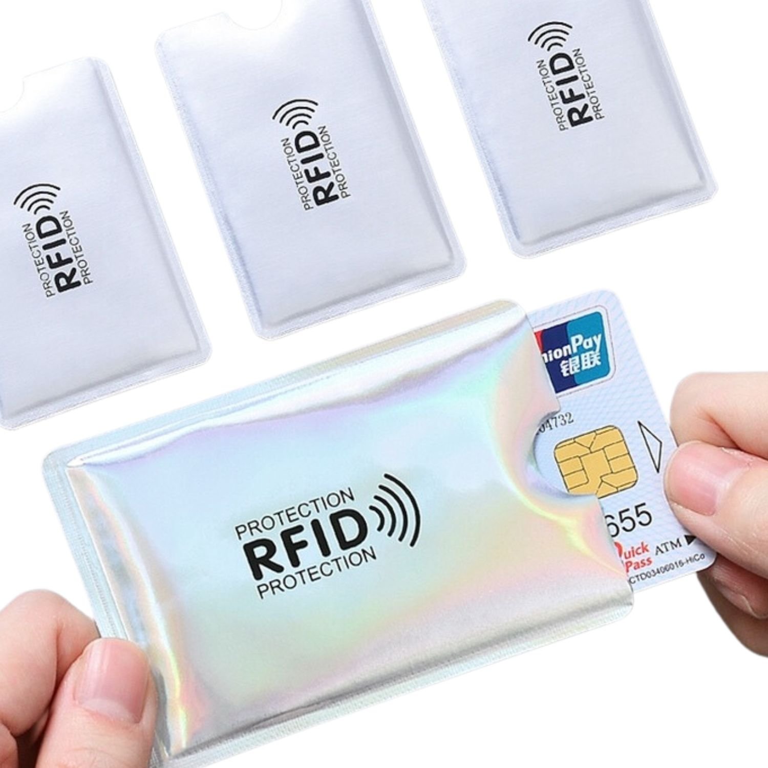 Protect Your Cards with RFID Protection Anti-Scan Sleeves - 5-Pack ...
