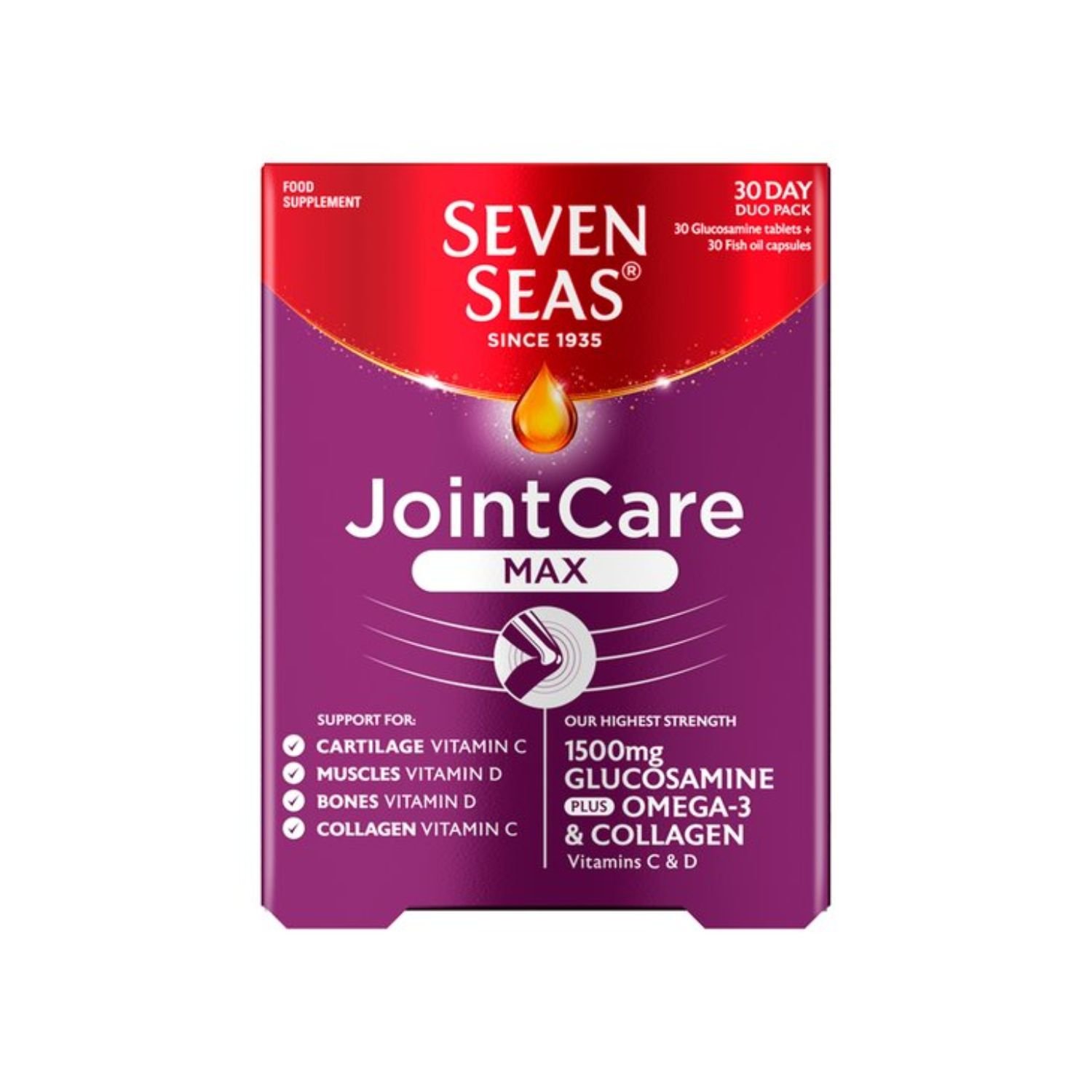 Seven Seas Joint care Max 30×2 tablets 1500mg | SHOPEE MALL | Sri Lanka ...