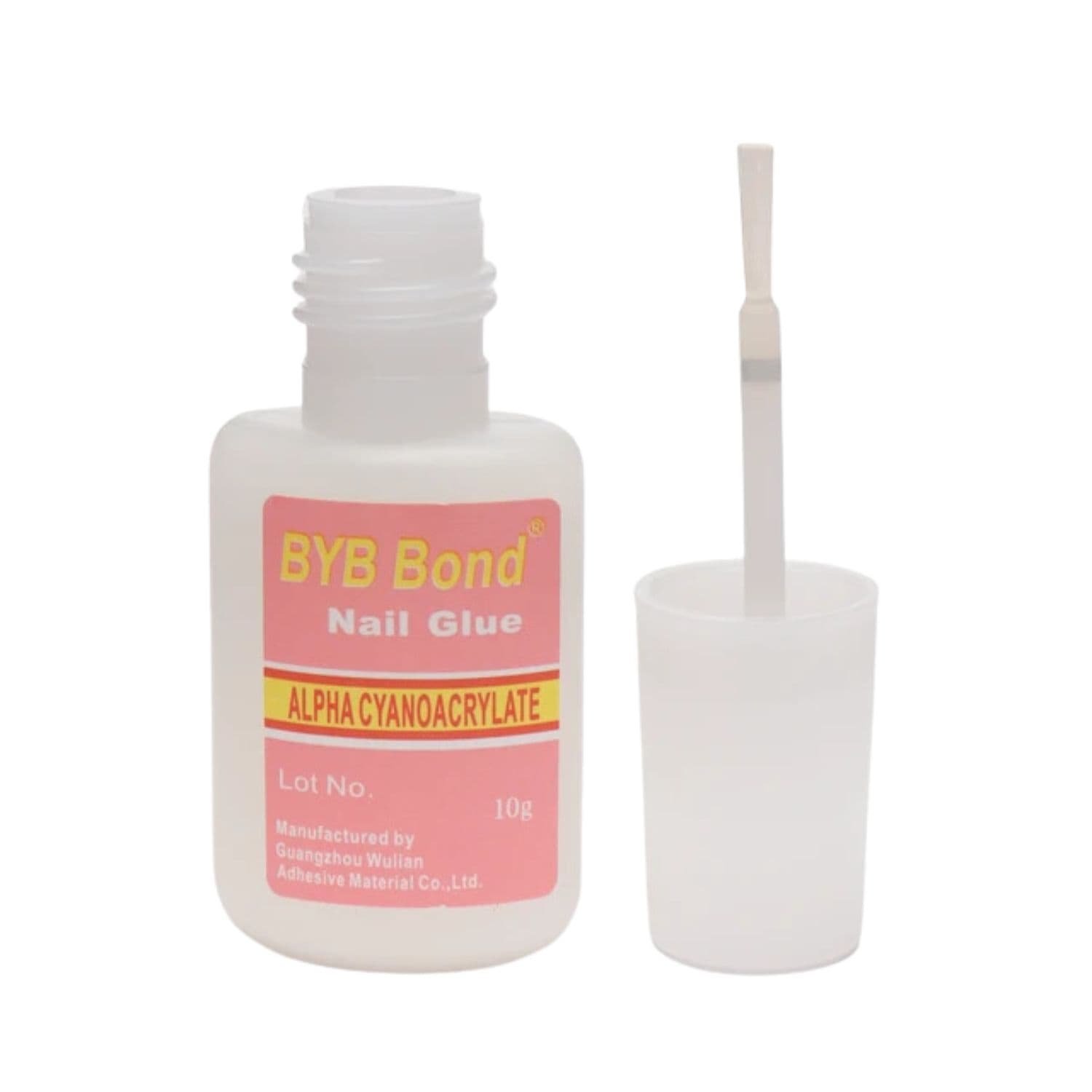 BYB Bond Nail Glue with Brush for Nail Arts & Fake Nails – 10ml ...